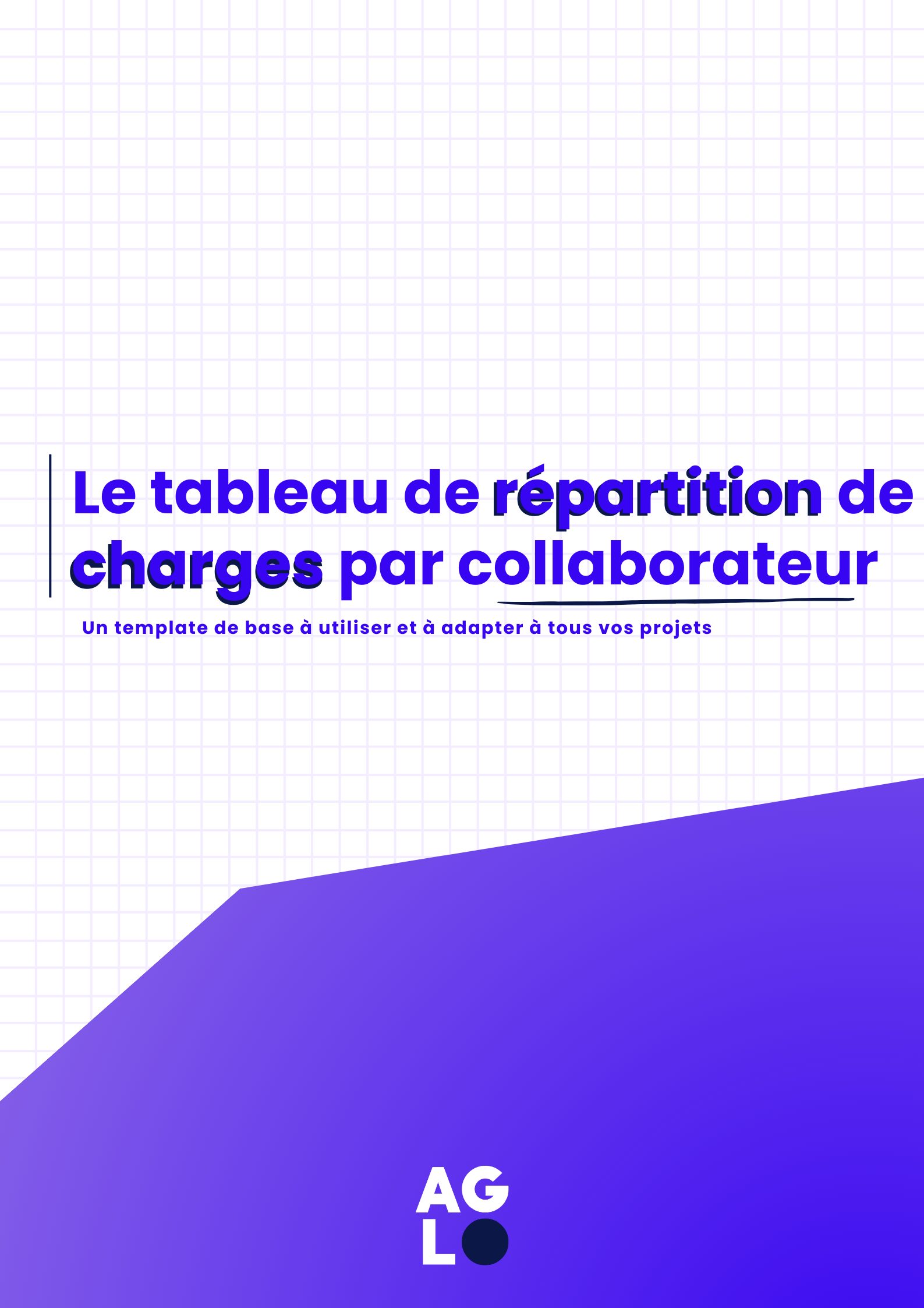 Tableau de répartition des charges par projets pour MOE & MOA